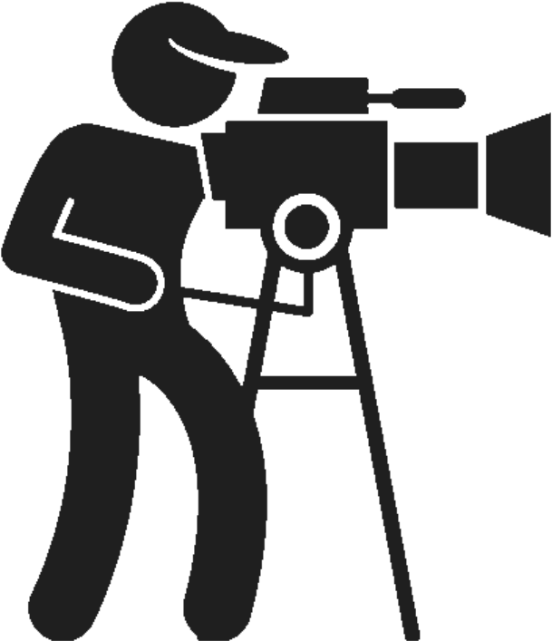 Camera Man - Videographer Icon - Free Transparent PNG Download - PNGkey