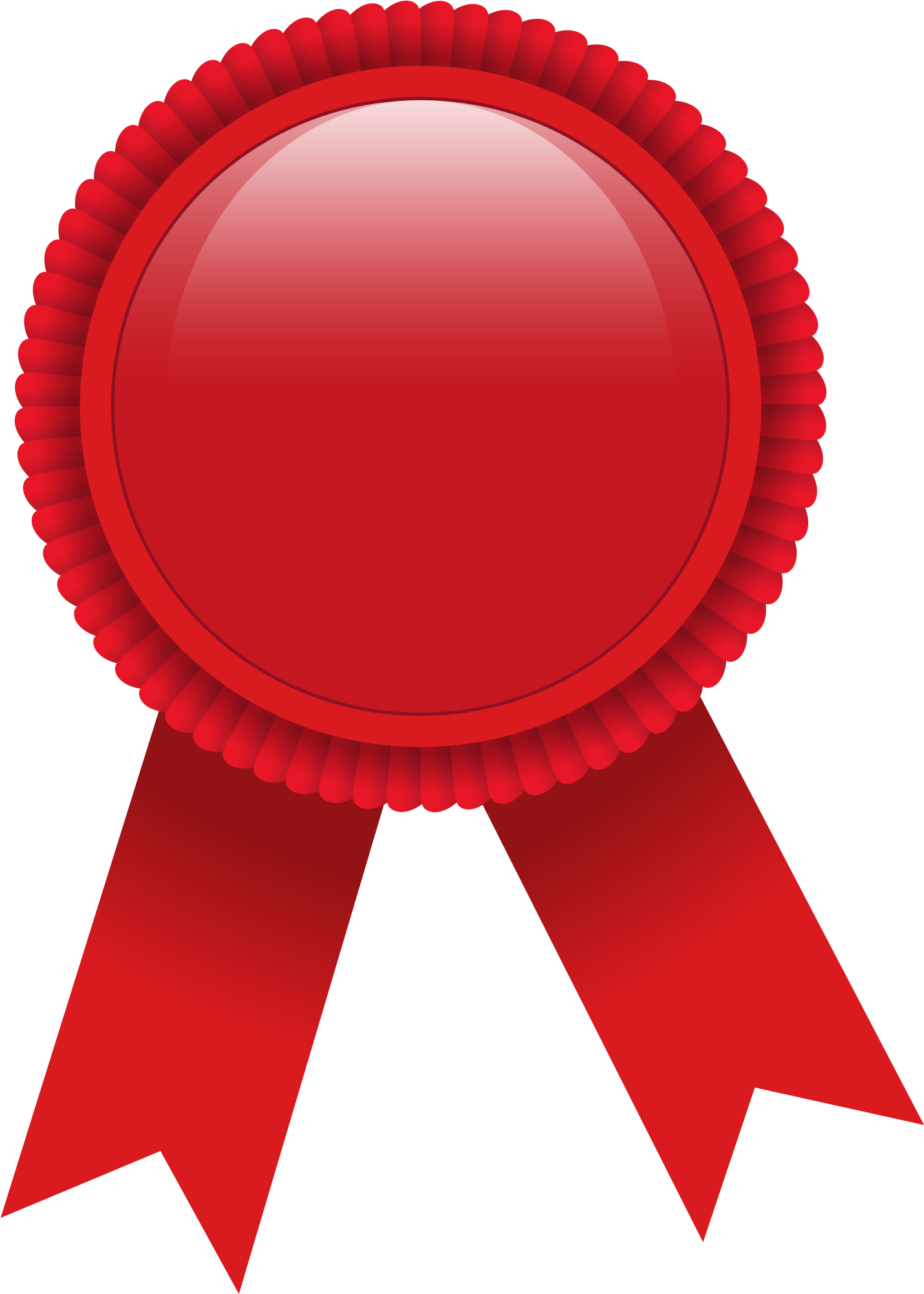 Download Ribbon Award Red Clip Art - Red Ribbon Award PNG Image with No ...