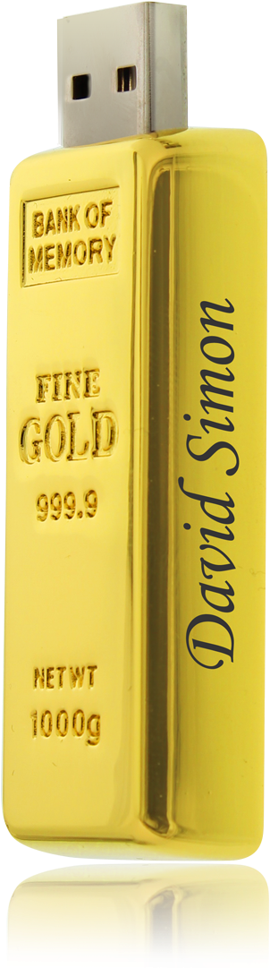 Download 4 Gb Usb Flash Drive Gold Bar - Usb Flash Drive PNG Image with ...