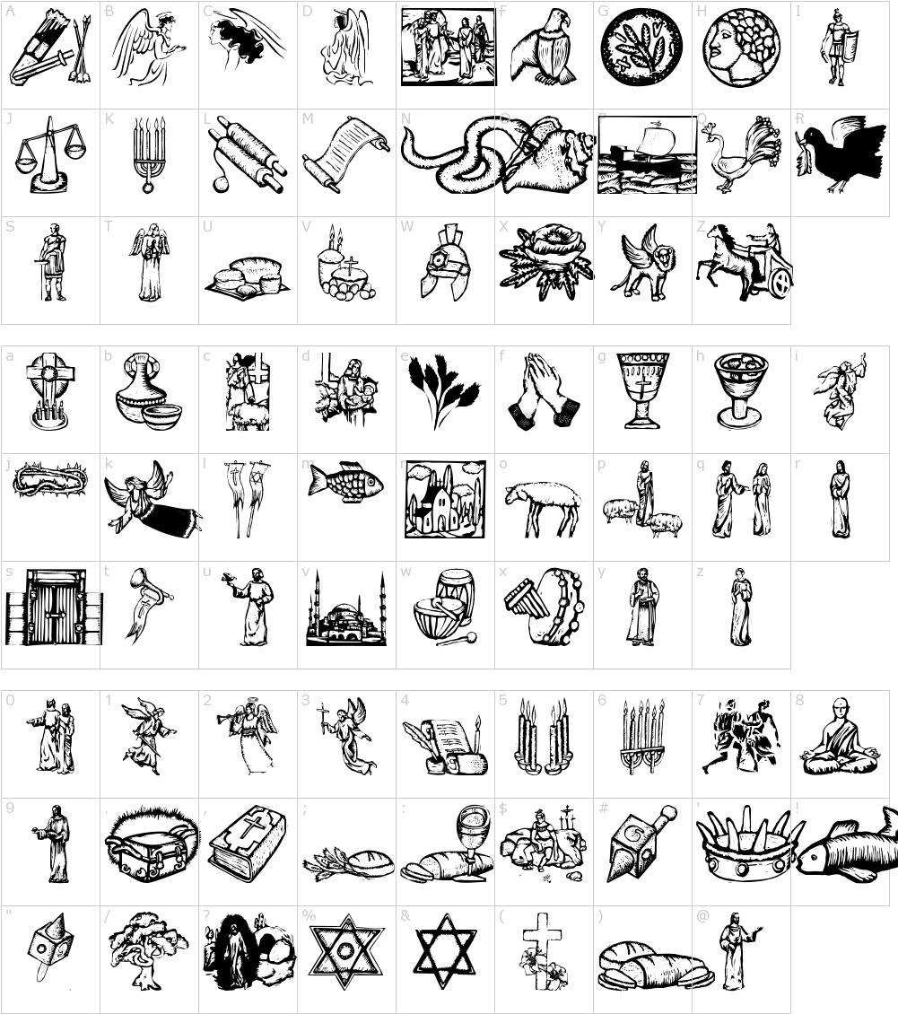 Download Religious Symbols Font PNG Image with No Background - PNGkey.com