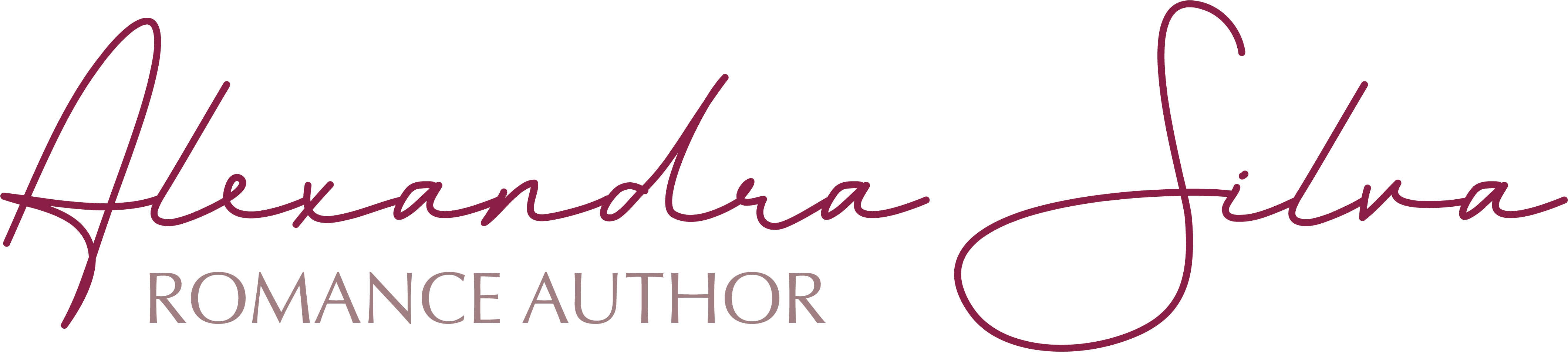 Cropped Alexandra Silva Author Signature With Romance - Calligraphy ...