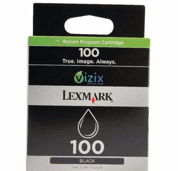 Download Lexmark 100 Black Return Program Ink Cartridge - 14n1068 ...