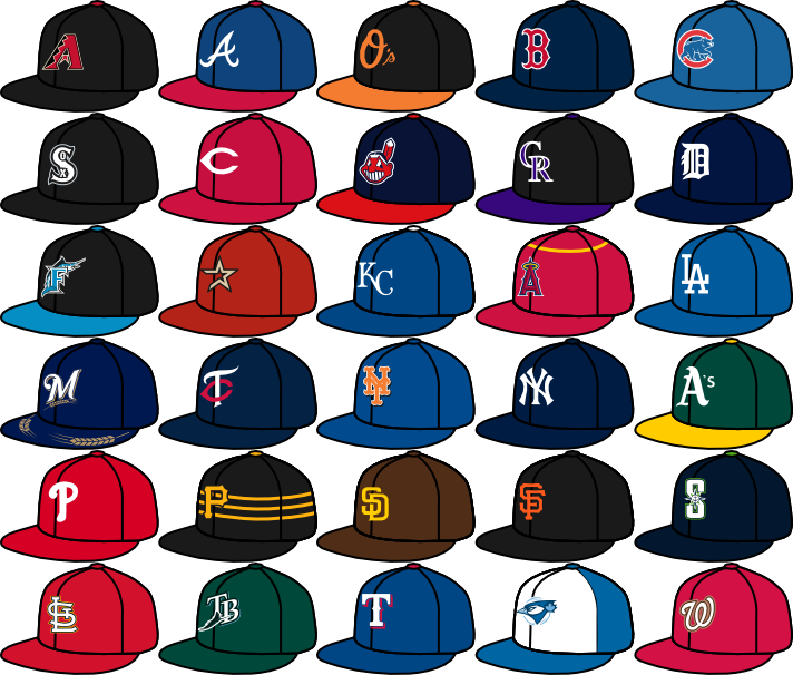 Download Caps Mlb Team Logos In Alphabetical Order PNG Image With No Download Caps Mlb Team Logos In Alphabetical Order PNG Image With No