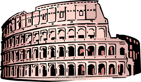 Download Coliseum In Rome Royalty Free Vector Clip Art Illustration ...