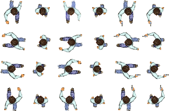 Top Down Zombie Sprites