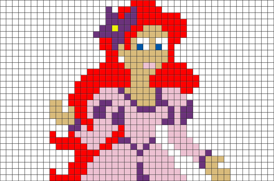 Download Pixel Art Ariel PNG Image with No Background - PNGkey.com