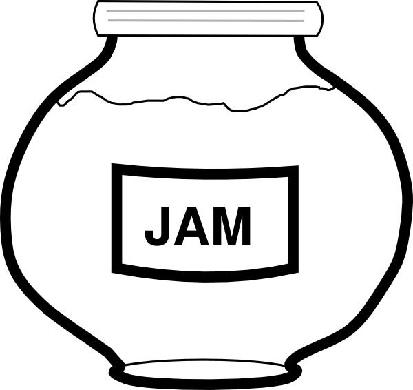 Download Clip Art Images Of Jam Black And White PNG Image with No ...