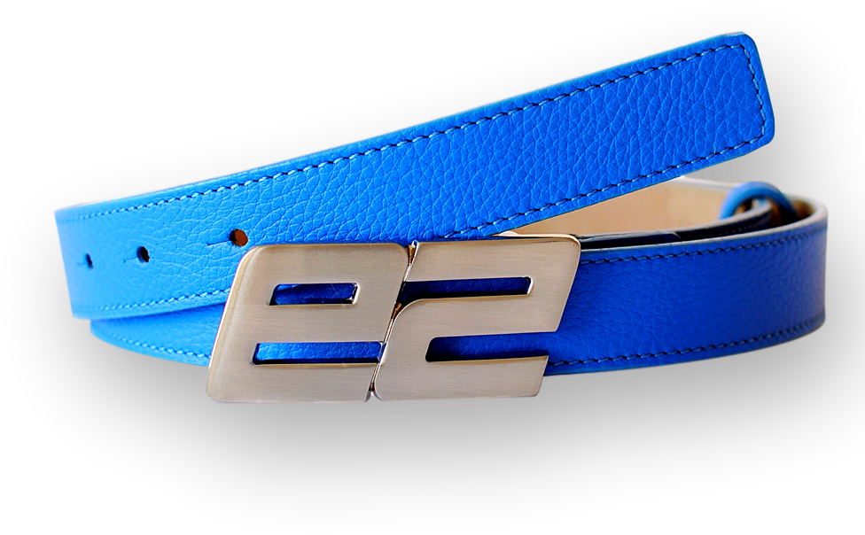 Download Aqua Blue Grain Leather Belt PNG Image with No Background ...