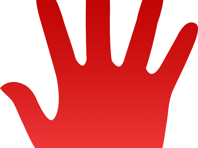 Human Clipart Handprint - Sign - Free Transparent PNG Download - PNGkey
