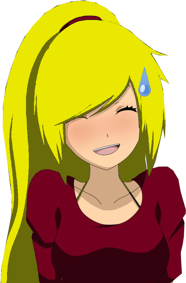 Download Sayoko's Awkward Laugh - Embarrassed Png PNG Image with No ...