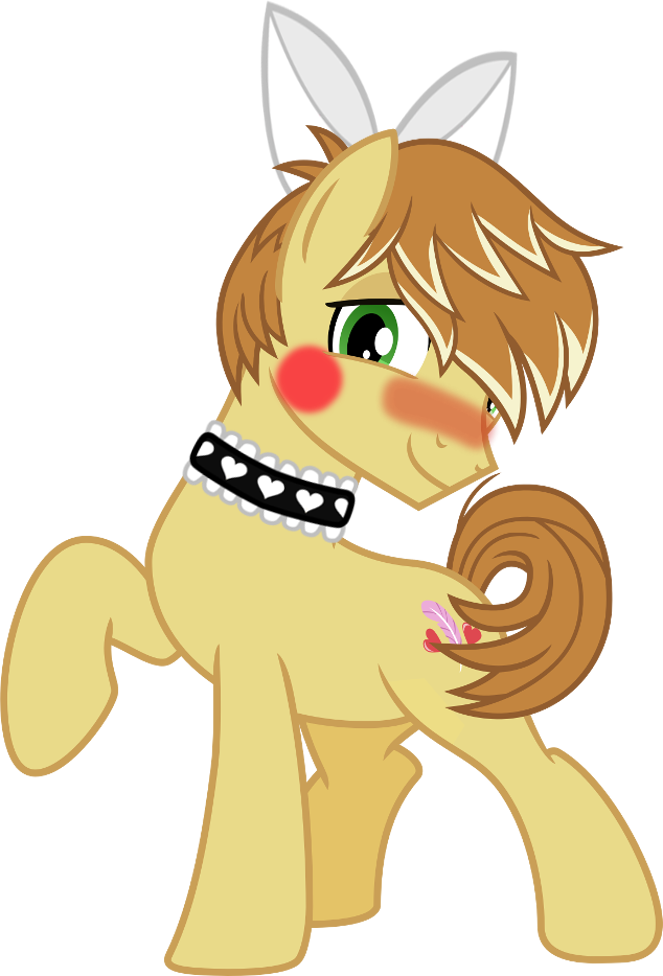 Download Blushing, Bow, Choker, Crossdressing, Earth Pony, Edit ...