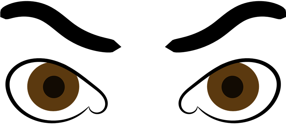 Download Cartoon - Angry Eyes Clip Art PNG Image with No Background ...