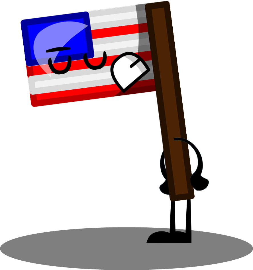 American Flag Pose - Object Show America Flag - Free Transparent PNG ...