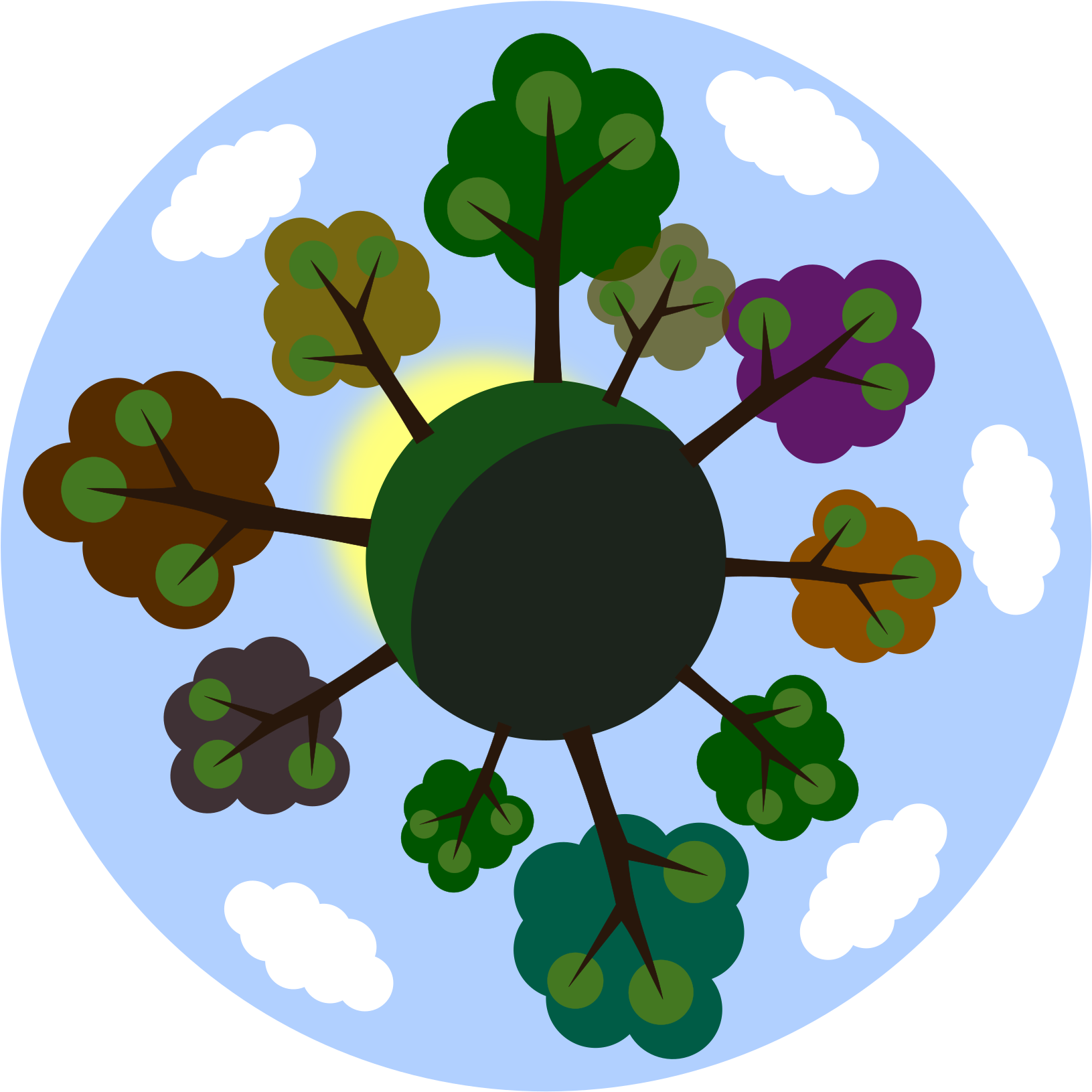 Download This Free Icons Png Design Of Tiny Tree Planet PNG Image with ...