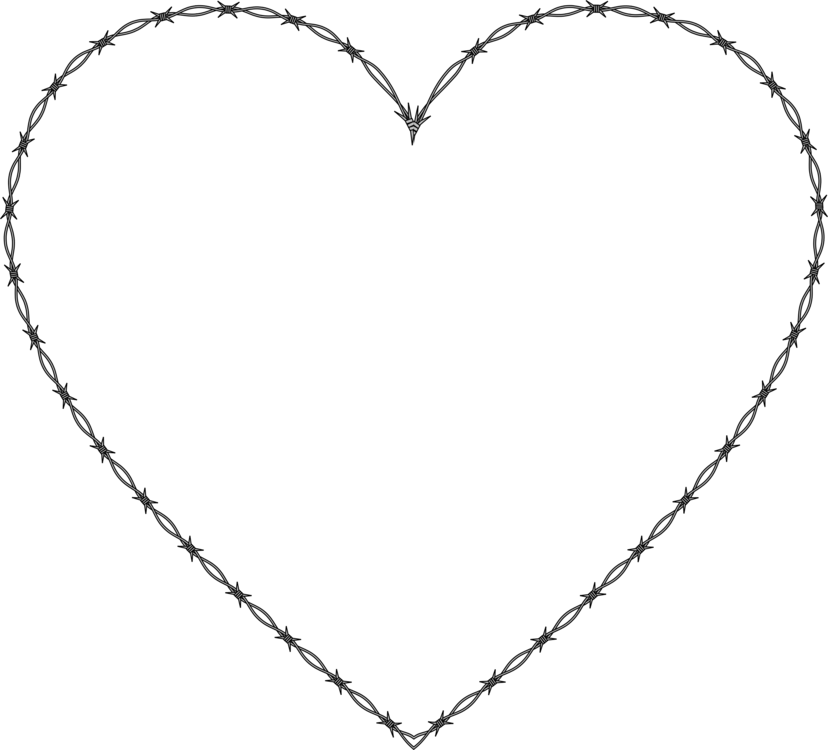 Line Art Drawing Heart Computer Icons - Dotted Line Heart Png - Free ...