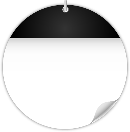 Calendar Black Circle - Calendar Date Icon Png - Free Transparent PNG ...