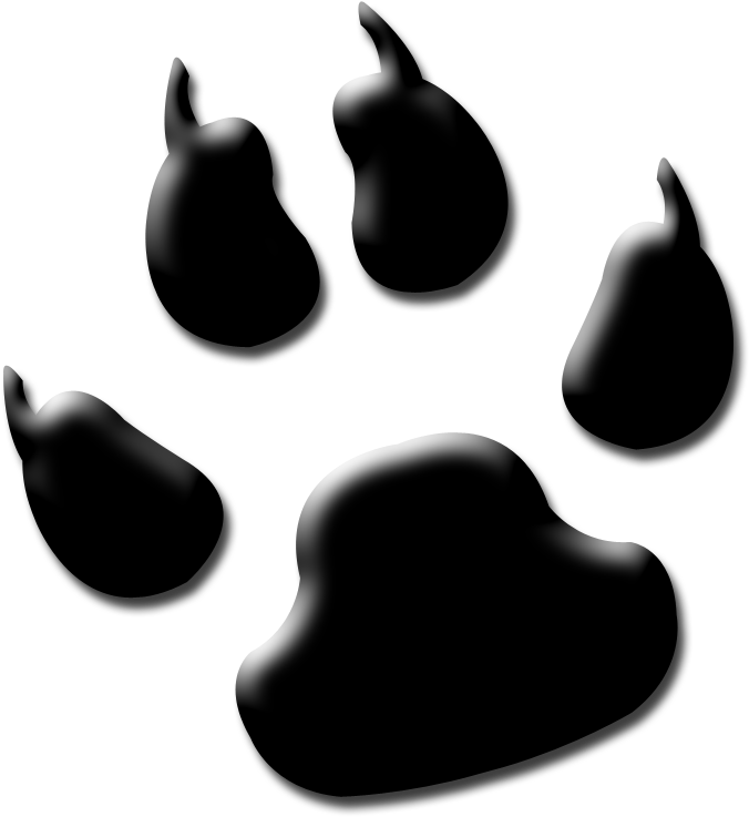 Wolfpaw 3 By Wolfpawplz On Clipart Library - Dog Footprints - Free ...