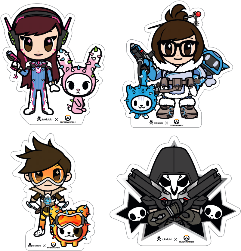 Download Tokidoki X Overwatch Stickers - Overwatch Stickers PNG Image ...