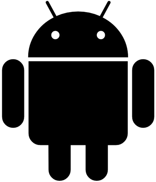 Download Android Png Resolution - Android Logo Black Png PNG Image with ...