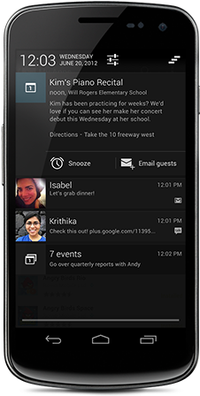 Jelly Bean Notifications With Actions - - Android Jelly Bean - Free Transparent PNG Download ...