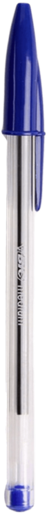 Bic Blue Color Pen 6 G - Writing - Free Transparent PNG Download - PNGkey