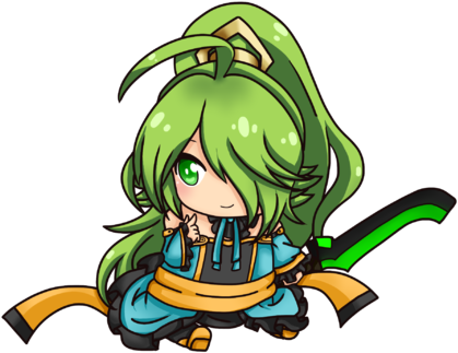 Download Kimiko Terumi Official Chibi - Blazblue Chibi PNG Image with ...