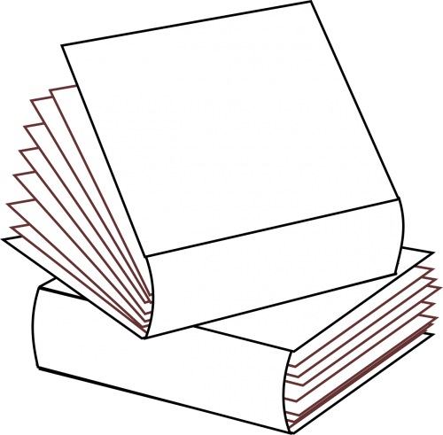 Download Stacked 2 Books No Colors,stacked Books,multiple Books,books ...