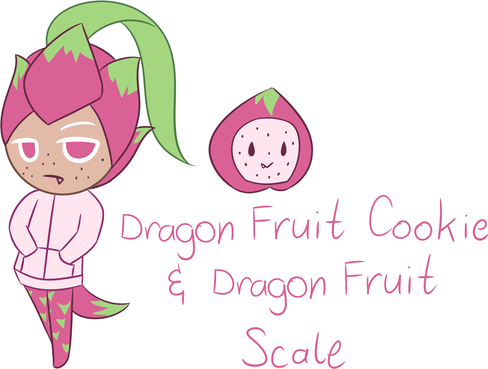 Download Dragon Fruit Cookie Cookie Run Oc PNG Image with No Background ...