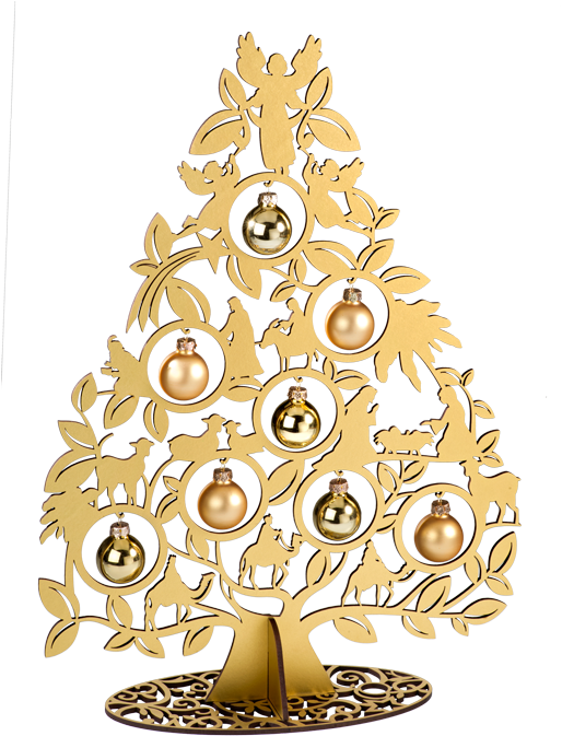 Large Gold Tree - Christmas Tree - Free Transparent PNG Download - PNGkey