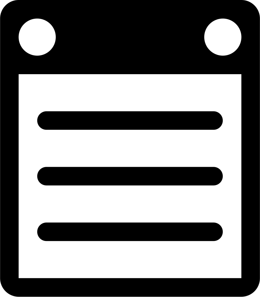 Note With Two Holes Comments - Icon Buku Catatan Png - Free Transparent ...