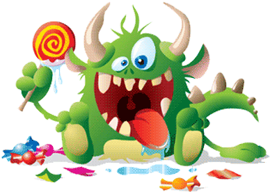 Candy Tyme's Candy Monster - Tactic Hungry Monsters Board Game - Free ...