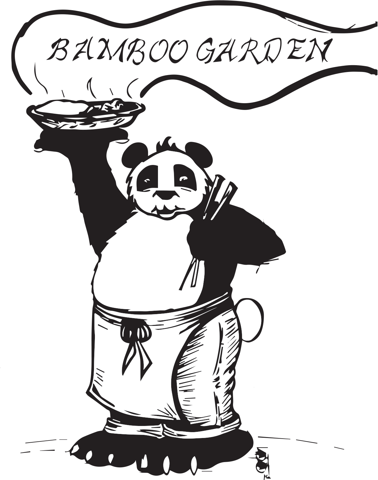 Download Bamboo Garden Menu - Giant Panda PNG Image with No Background ...