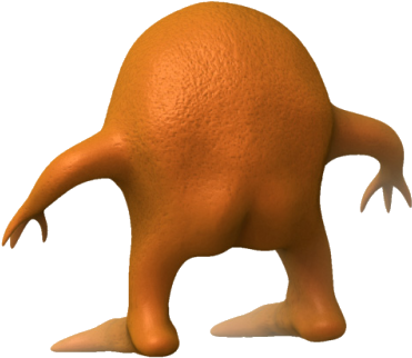 Download Orang Back Transparent - Orange Man PNG Image with No ...