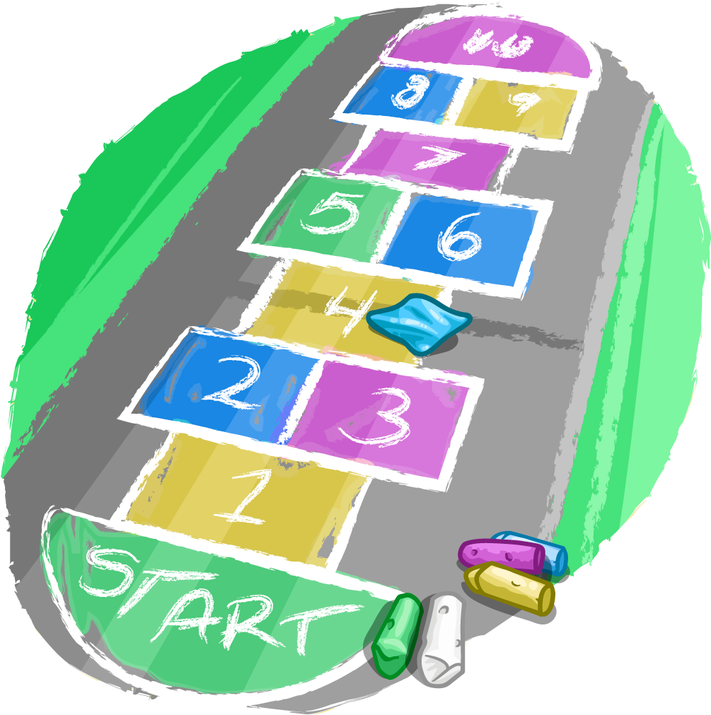 Clipart Hopscotch