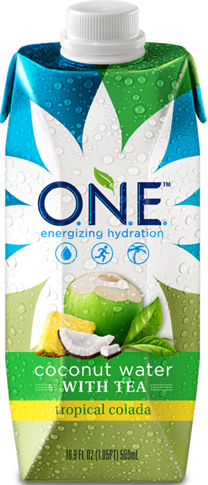Download O.n.e Natural Coconut Water 16.9 Oz Cartons - Pack PNG Image ...