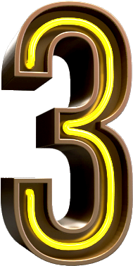 Download C3 - 3d Neon Lettering Pack PNG Image with No Background ...