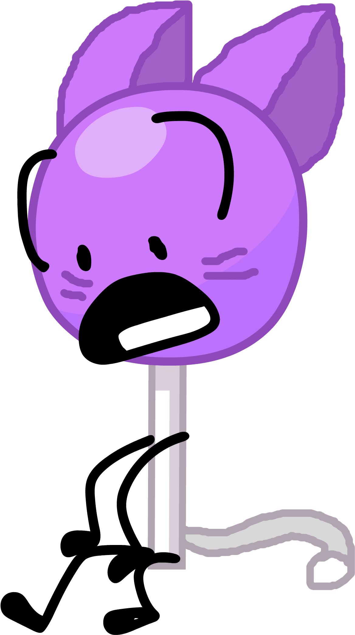 Download Cat Lollipop - Fog - Foldy Cat Bfdi PNG Image with No ...