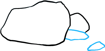 Download How To Draw Rocks - Line Art PNG Image with No Background ...