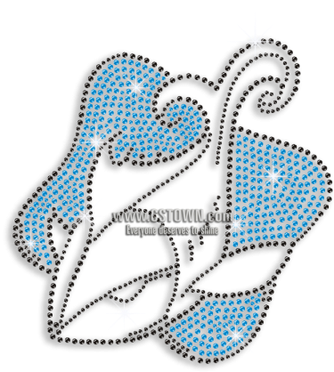 Download Pisces Fish Symbol Bling Rhinestone Transfer - Pisces PNG ...
