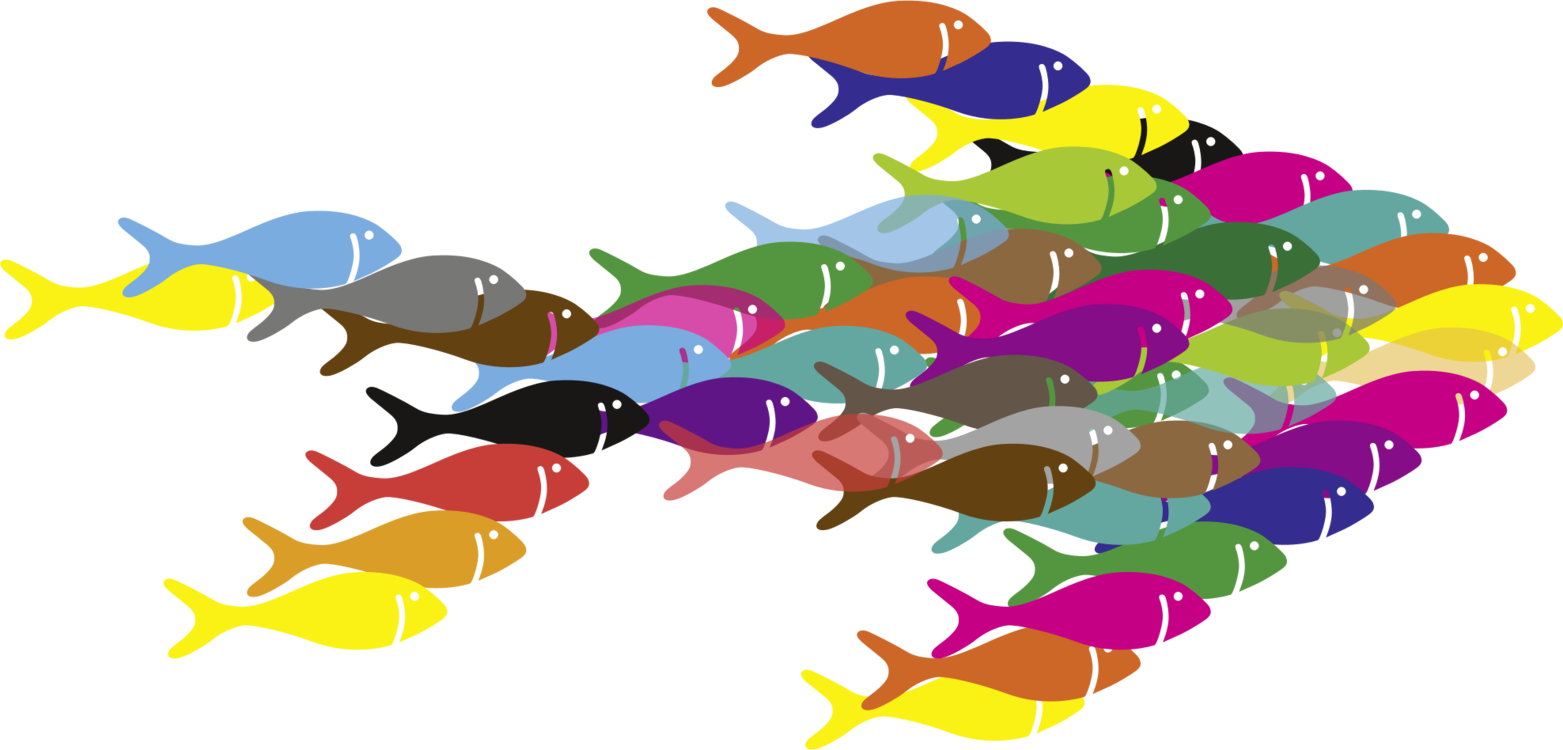 Fish Computer Icons Encapsulated Postscript Digitization - Colorful ...