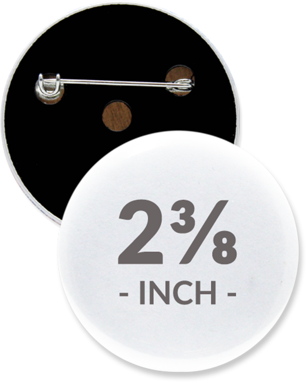 Download 2 3/8 Inch Round Custom Buttons - 6 Inch Button Pin PNG Image ...
