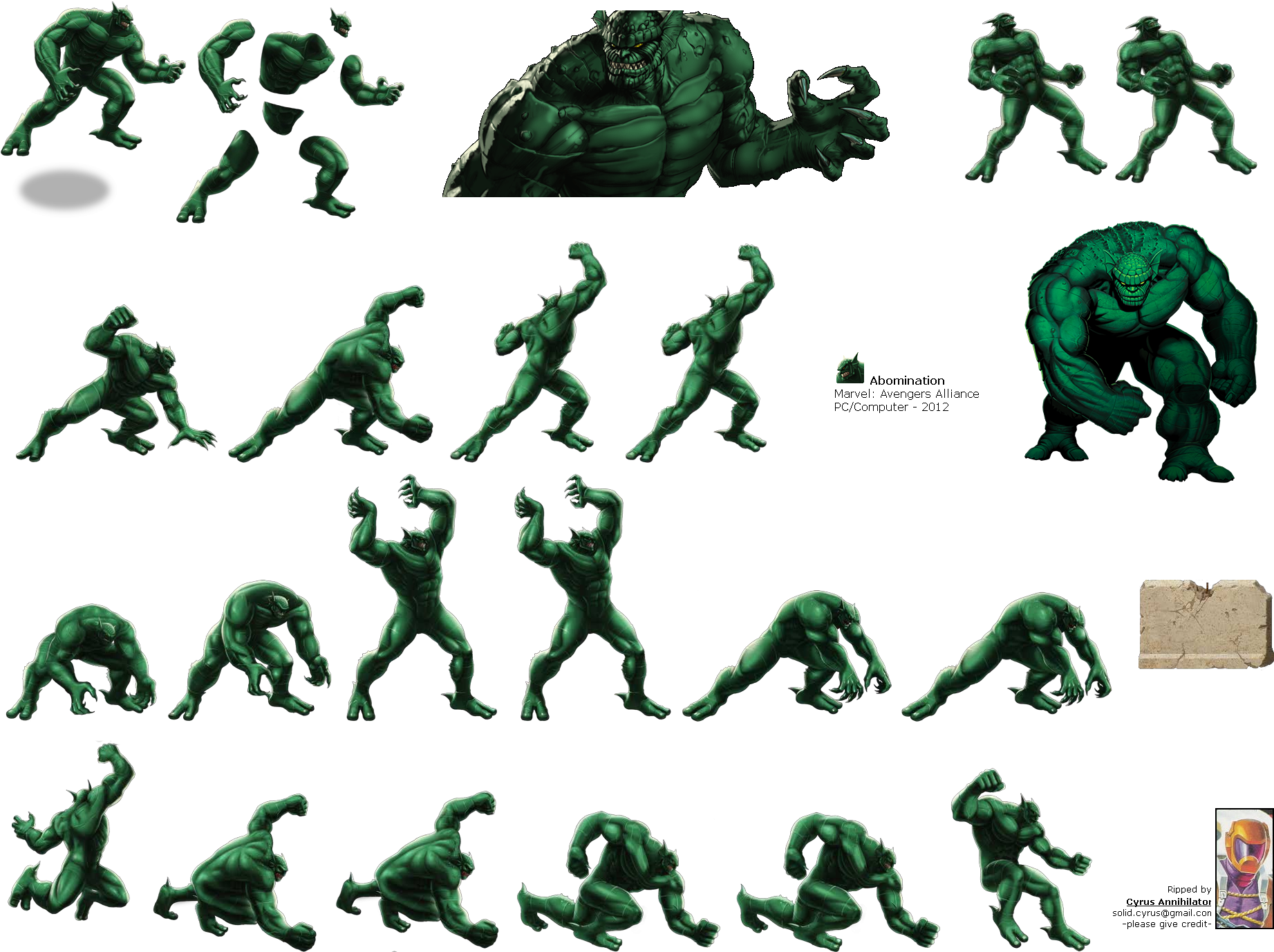 Download Abomination - Marvel Avengers Alliance Abomination PNG Image ...