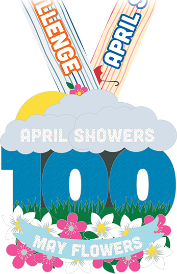 April Showers May Flowers 100 Mile Challenge Virtual - April Shower ...