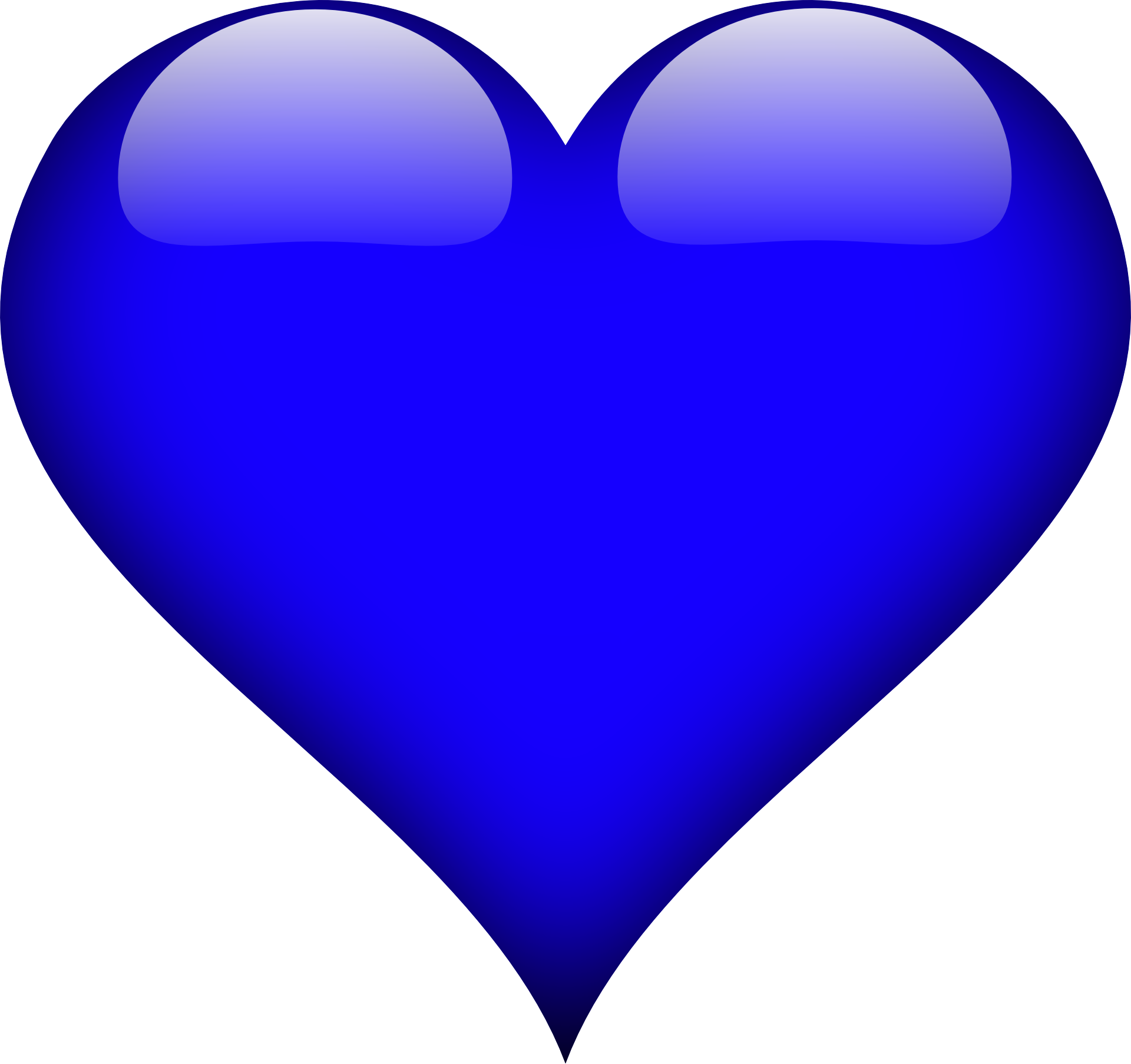 Blue 3d Png Heart - Xbmc - Free Transparent PNG Download - PNGkey