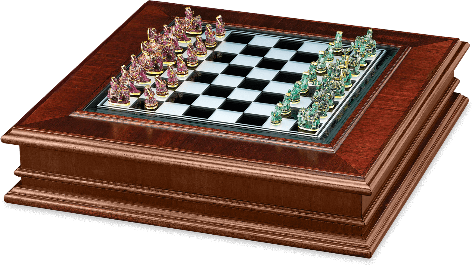 Download Precious Gems, Indian Chess Set, Ruby And Emerald Chess ...