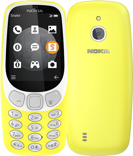 Download Nokia 3310 3g, Yellow - Nokia 3310 3g - Yellow PNG Image with ...
