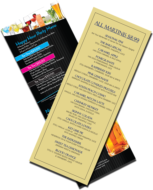 Download Bar Menus - Menu PNG Image with No Background - PNGkey.com