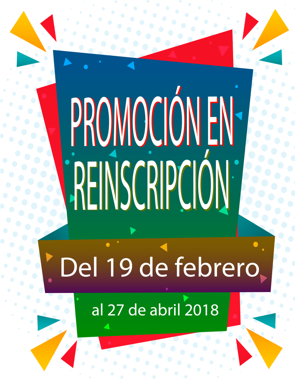Download Promoción De Reinscripciones-02 - Chanay PNG Image with No ...