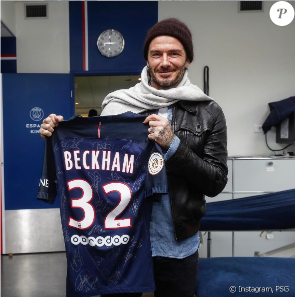 David Beckham De Passage Au Camp Des Loges - Paris Saint Germain ...