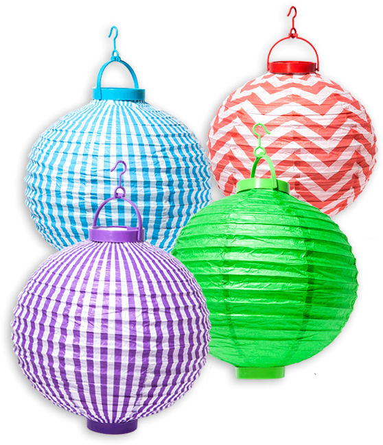 Download 10" Lighted Paper Lanterns - Paper Lantern PNG Image with No ...